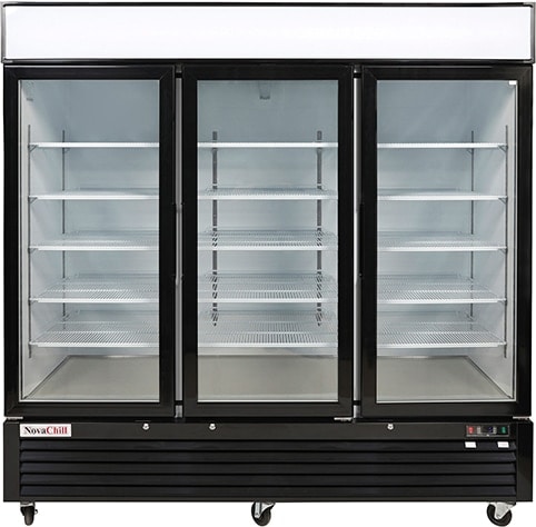 Triple Door Upright Display Fridges - 2050 Litre - NovaChill